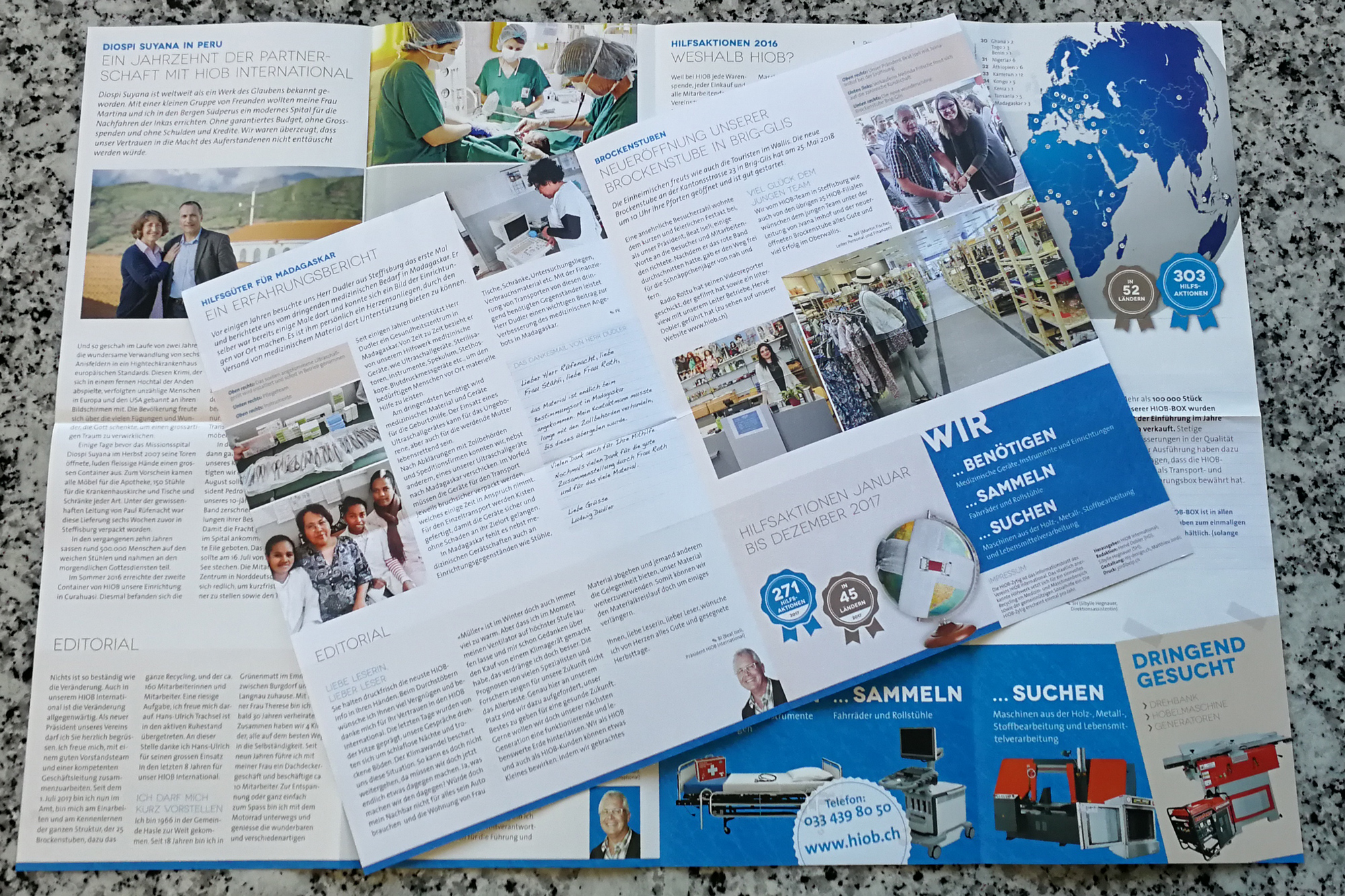 Aus HIOB Zytig wird HIOB Info | HIOB Hilfswerk